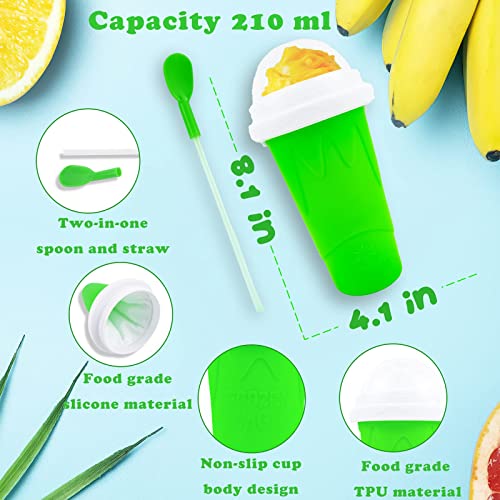 Slushie Cup, TIK TOK Magic Quick Frozen Smoothies Cup, Slushie Machine for Home Squeeze Slushie Cup, Diy Slushie Maker Cup Gifts