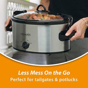 Crock-Pot SCCPVL600-S Crockpot, 6 Qt, Stainless