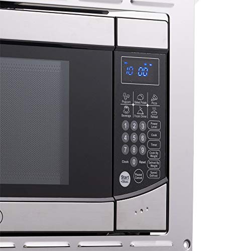 Tough Grade RV/Camper Microwave .9 CuFt | Stainless Steel