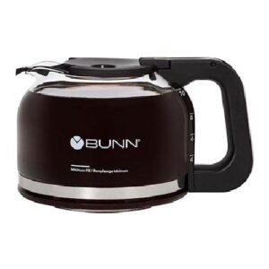 bunn pour-o-matic 10-cup drip free carafe, black