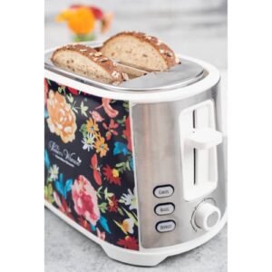 The Pioneer Woman Fiona Floral Extra-Wide Slot 2-Slice Toaster, Bread Toaster, Best Toaster High-Lift Toast Boost