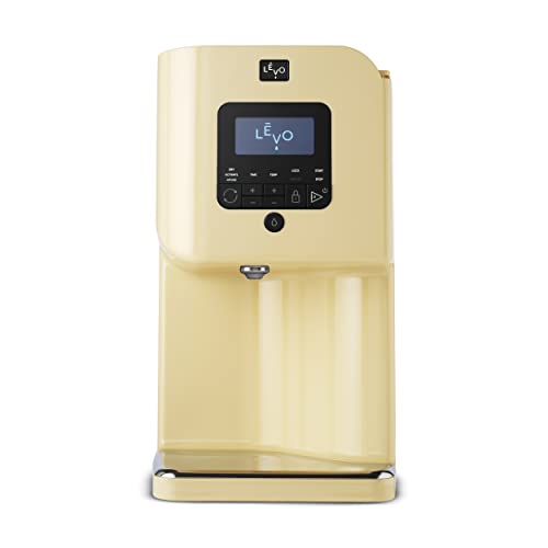 LEVO II - Herbal Oil Infusion Machine - Botanical Extractor - Herb Dryer, Decarboxylator, & Oil Infuser - Easy Edible Infusion Maker - for Tinctures, Infused Gummies, Brownies, & More - Honey Cream