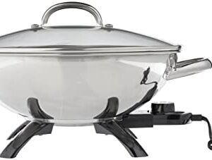 Presto 5900 1500-Watt Stainless-Steel Electric Wok