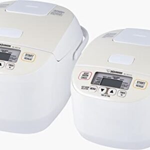 Zojirushi NL-DCC10CP Micom Rice Cooker & Warmer, 5.5 Cups, Pearl Beige