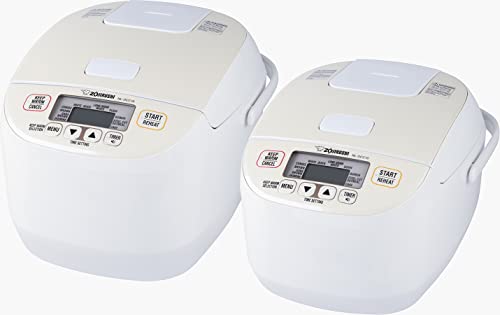 Zojirushi NL-DCC10CP Micom Rice Cooker & Warmer, 5.5 Cups, Pearl Beige