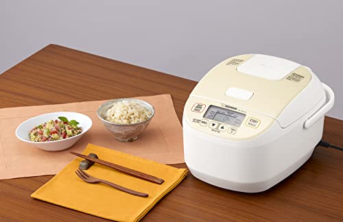 Zojirushi NL-DCC10CP Micom Rice Cooker & Warmer, 5.5 Cups, Pearl Beige