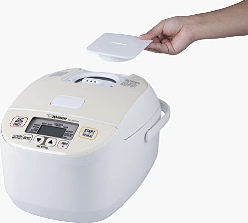 Zojirushi NL-DCC10CP Micom Rice Cooker & Warmer, 5.5 Cups, Pearl Beige