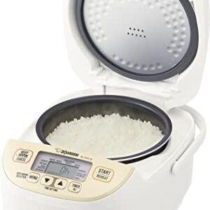 Zojirushi NL-DCC10CP Micom Rice Cooker & Warmer, 5.5 Cups, Pearl Beige