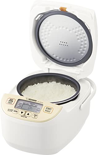 Zojirushi NL-DCC10CP Micom Rice Cooker & Warmer, 5.5 Cups, Pearl Beige