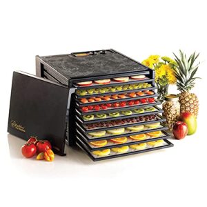 excalibur 3926tb electric food dehydrator machine with 26-hour timer, automatic shut off and temperature control, 600-watt, 9 trays, black