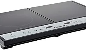 Cuisinart ICT-60 Double Induction Cooktop, Black