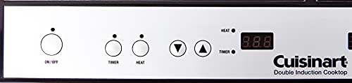 Cuisinart ICT-60 Double Induction Cooktop, Black