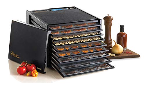 Excalibur 2900ECB Electric Food Dehydrator Machine with Adjustable Thermostat, Accurate Temperature Control and Fast Drying, 400 W, 9 Trays, Black