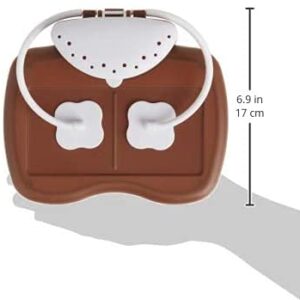 Smores maker – Easy to Use Campfire Style Indoor S’mores Maker for Microwave – Mess-Free Dessert Machine – In-Built Water Reservoir – Sturdy Handles – Versatile