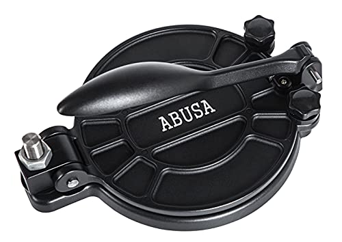 ABUSA Thickness Adjustable Tortilla Press 8 Inch Tortilla Maker Black - Roti, Dough Press, Dosa, Tawa, Tamale, Pizza, Pie, Patty