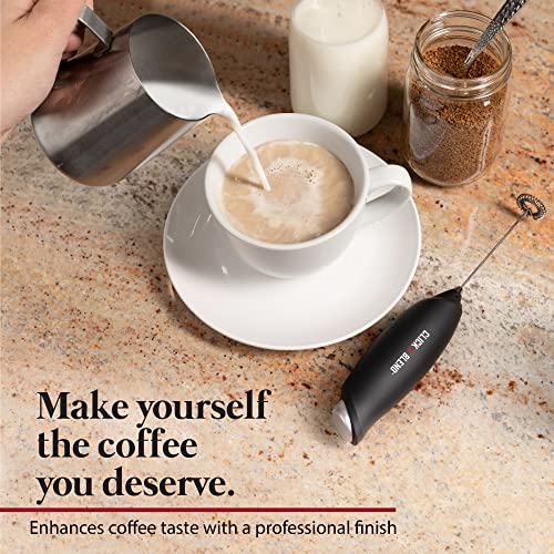 Click n Blend Handheld, Mini Electric Drink Mixer, Foamer & Frother for Protein Shakes, Coffee, Lattes