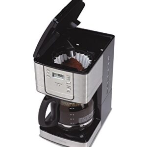 Mr. Coffee 12-Cup Programmable Coffee Maker, Stainless Steel