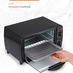 Commercial Chef 10 Liter 4 Slice Mechanical Toaster Oven