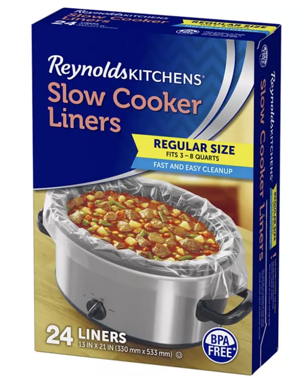 Reynolds Slow Cooker Liners, 24 Pack