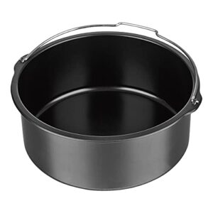 baking pan for pressure cookers, air fryers and ovens- for 3 qt to 5qt pressure cookers & 3 qt 5.3qt air fryers.fits instantpot cosori ninja foodi gowise philips nuwave power farberware & more