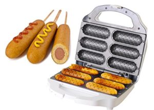 j-jati waffel corn dog maker hot dog presser maker waffel stick maker hot dog maker corn dog machine hot dog and corn dog maker mix any type of batch sw230-w6