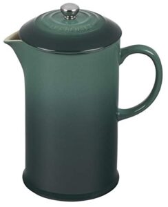 le creuset stoneware french press, 34 oz., artichaut