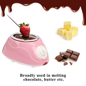 Freehawk Chocolate Melting Pot,Chocolate Melting Warming Fondue Set,Mini Electric Heated Choco Melting Pot for making Chocolate