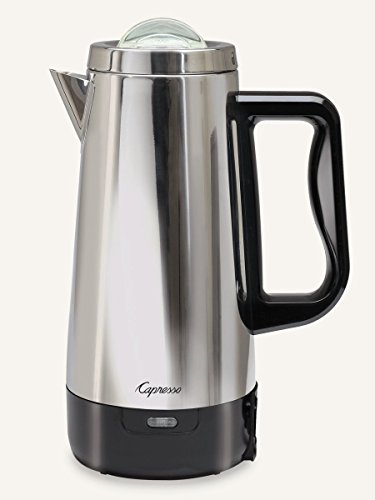 Capresso 12 Cup Perk Coffee Maker, Stainless Steel