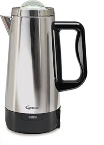 capresso 12 cup perk coffee maker, stainless steel