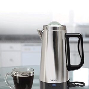 Capresso 12 Cup Perk Coffee Maker, Stainless Steel