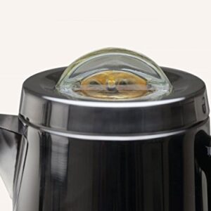 Capresso 12 Cup Perk Coffee Maker, Stainless Steel