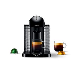 nespresso vertuo coffee and espresso machine by breville, 5 cups, black