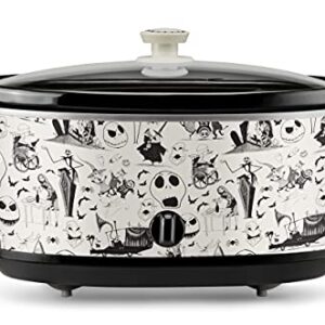 Nightmare Before Christmas 7-Quart Sketch Pattern Slow Cooker