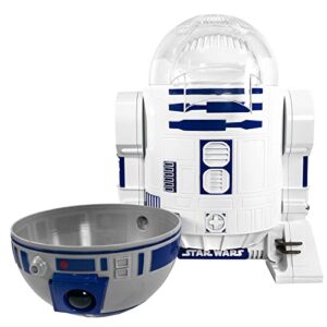 uncanny brands star wars r2d2 popcorn maker- fully operational droid kitchen appliance