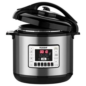 nuwave nutri-pot digital pressure cooker 8-quart with stainless steel inner pot & sure-lock technology