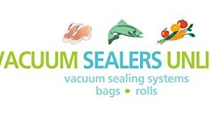 Vacuum Sealers Unlimited - 8" x 50' Rolls - Thicker, Heavy-Duty Commercial Quality Textured Vacuum Sealer Bags For Foodsaver, etc. - BPA Free