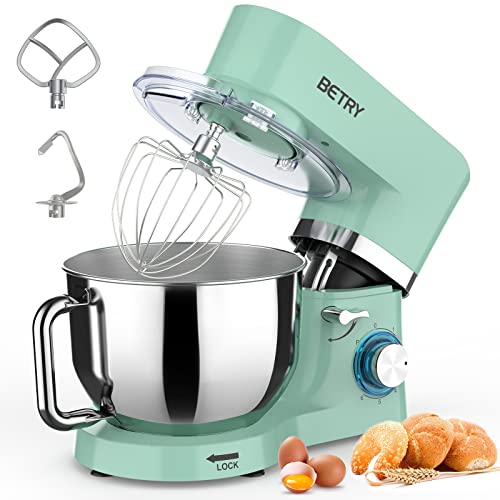 Stand Mixer 660w 6-Speed Food Mixer 7.5 QT Kitchen Electric Mixer Tilt-Head Dough Mixer with Dishwasher-Safe Dough Hooks,Beaters,Whisk & Stainless Steel Bowl