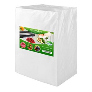 surpoxyloc 200 quart size 8″x12″ vacuum freezer sealer bags for food ,bpa free, heavy duty commercial grade,sous vide vaccume safe,universal design pre-cut bag and work with any types vacuum sealer