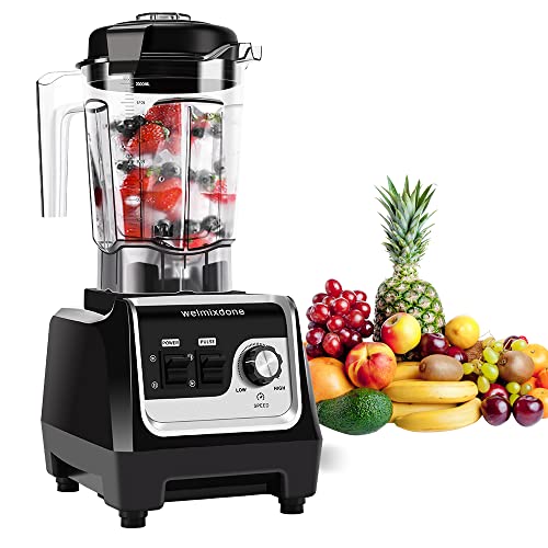 Professional Blender for Shakes and Smoothies, Countertop Blender for home and commercial use ,High power heavy duty commercial blender 68 OZ Total Crushing for Smoothie Maker, Ice, Frozen Dessert, Soup