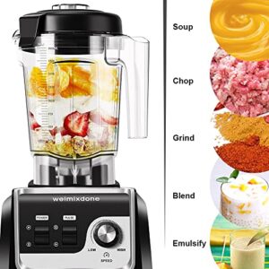 Professional Blender for Shakes and Smoothies, Countertop Blender for home and commercial use ,High power heavy duty commercial blender 68 OZ Total Crushing for Smoothie Maker, Ice, Frozen Dessert, Soup