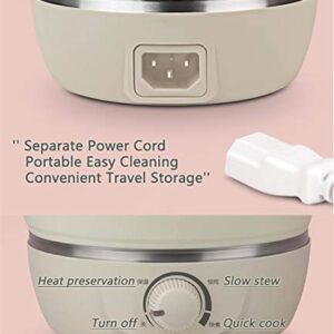 Drizzle Foldable Electric Hot Pot Cooker Travel Pot - Dual Voltage 100V-240V Cooking - Food Grade Silicone Cookerware Boiling Water Steamer - Camping Office Hotel Noodle Porridge Soup