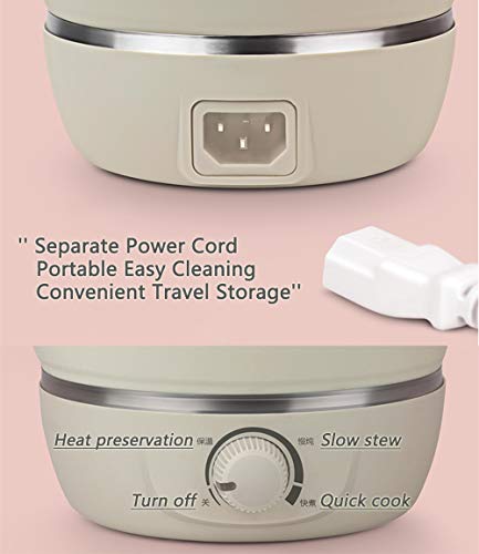 Drizzle Foldable Electric Hot Pot Cooker Travel Pot - Dual Voltage 100V-240V Cooking - Food Grade Silicone Cookerware Boiling Water Steamer - Camping Office Hotel Noodle Porridge Soup