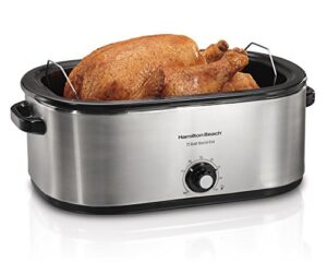 hamilton beach 28 lb turkey roaster 22 quart oven