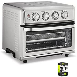 cuisinart toa-70 airfryer toaster oven with grill stainless steel bundle with 1 yr cps enhanced protection pack