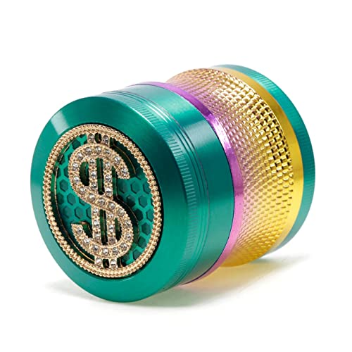 2.5'' Spice & Herb Grinder - Crusher for Dried Spices with Ease (Green)