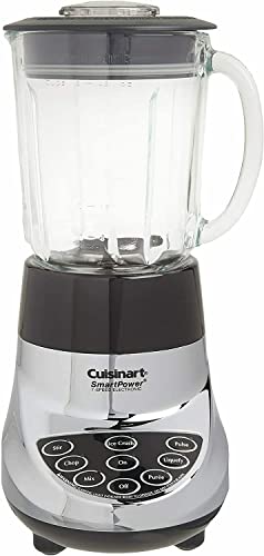 Cuisinart SPB-7CH SmartPower 40-Ounce 7-Speed Electronic Bar Blender, Chrome (Renewed)