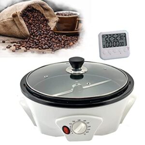 giveroo household coffee roasters machine with timer 1.1lb electric coffee beans roaster 0-240℃ non-stick for cafe shop home use. 110v