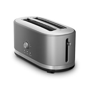 kitchenaid toaster with high-lift lever kmt4116cu 4-slice long slot, daa