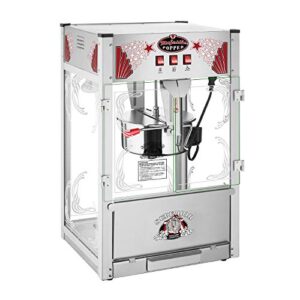 superior popcorn majestic popcorn machine- commercial style popcorn popper machine-makes approx. 7.5 gallons per batch (16 oz.)