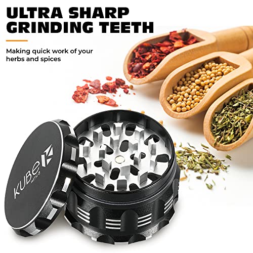 Herb and Spice Manual 2.5 Inch Pocket Grinder | Durable Lightweight and Portable Herb Grinder for use At Home and On The Go